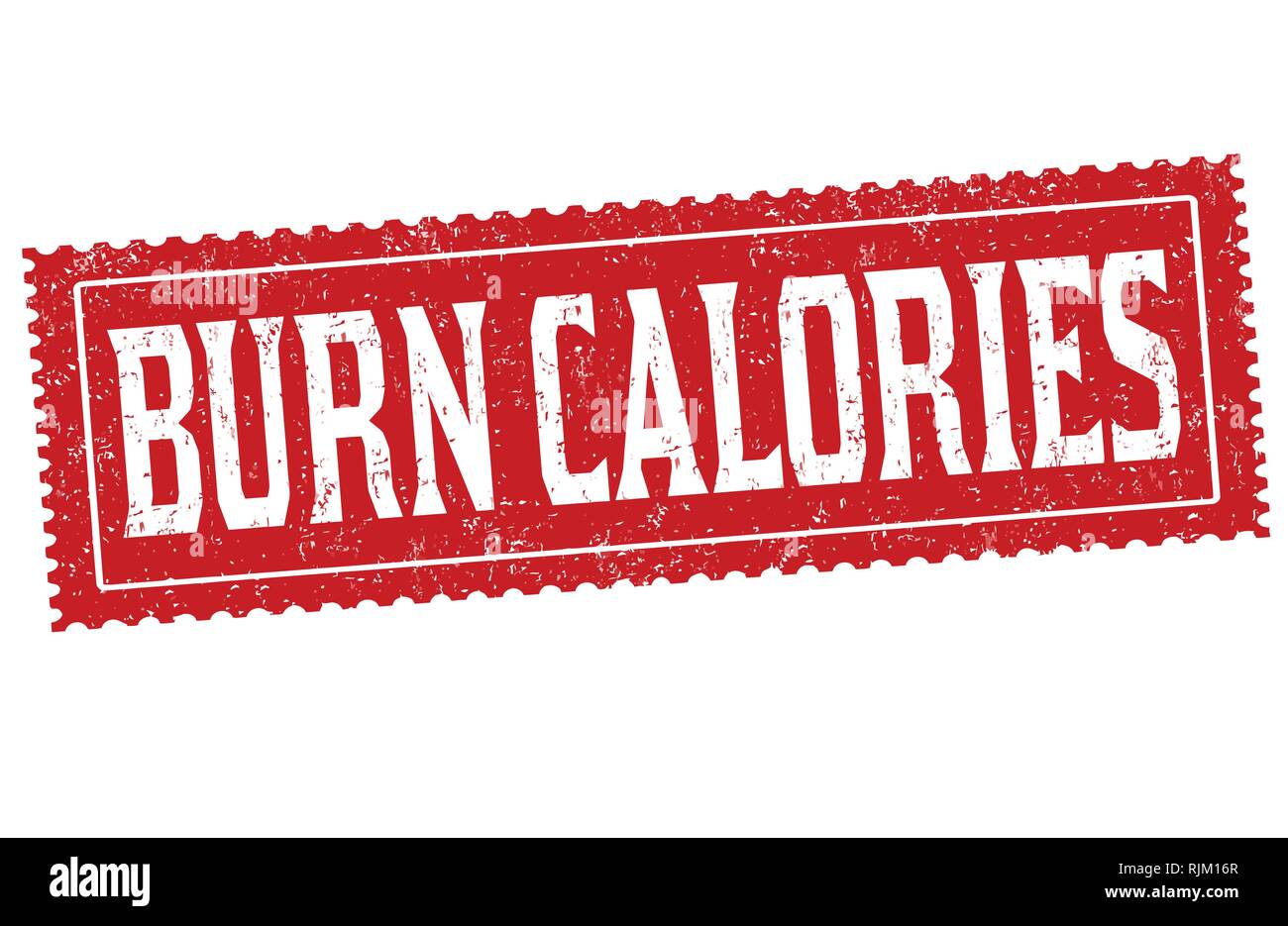 Burn calories sign or stamp on white background, vector illustration ...