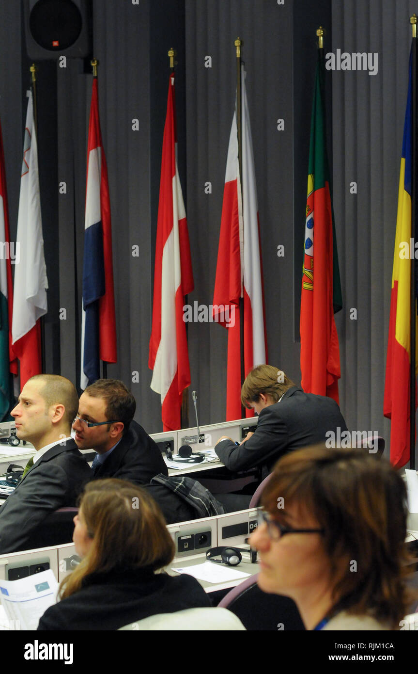 European Council conference room, Brussels, Belgium Stock Photo - Alamy
