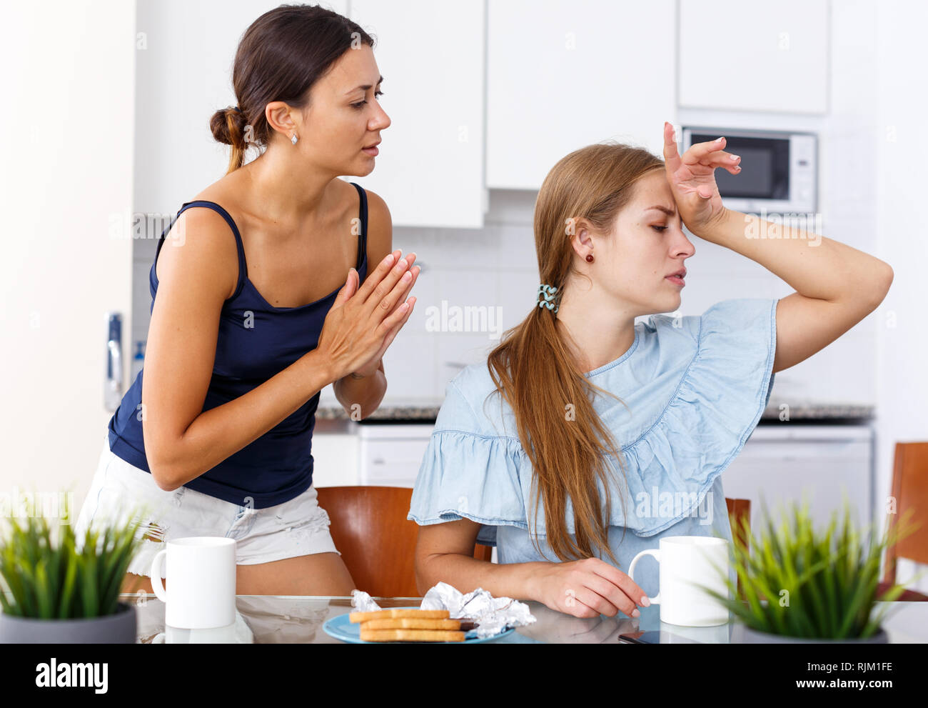 Annoyed friend hi-res stock photography and images - Alamy