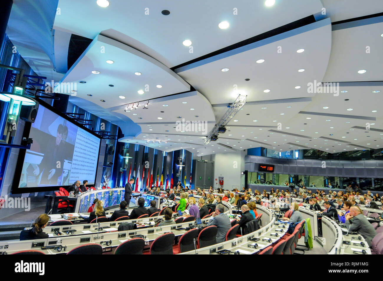 European Council conference room, Brussels, Belgium Stock Photo - Alamy