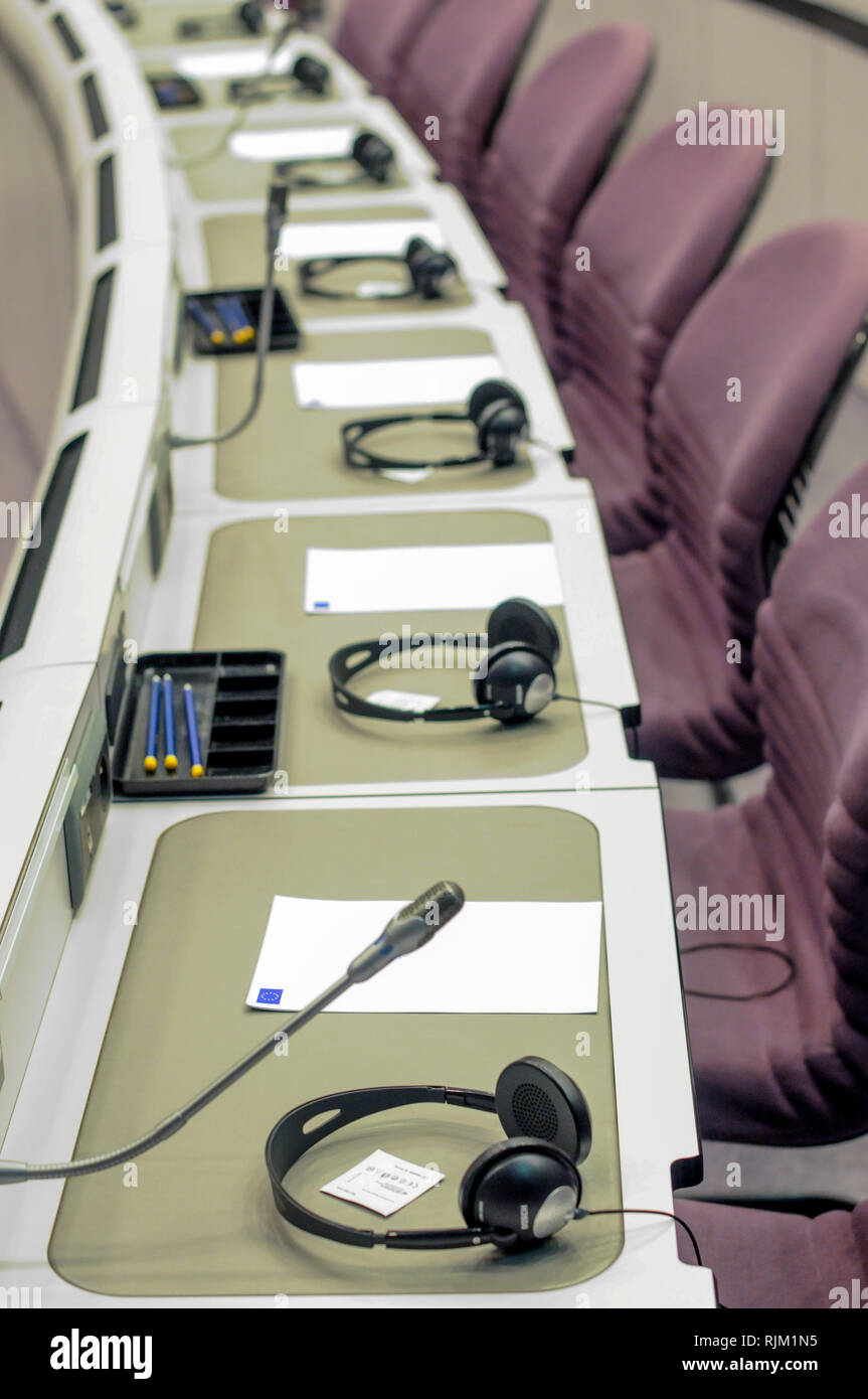European Council conference room, Brussels, Belgium Stock Photo - Alamy