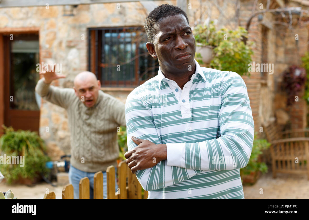 Arguing neighbours hi-res stock photography and images - Alamy