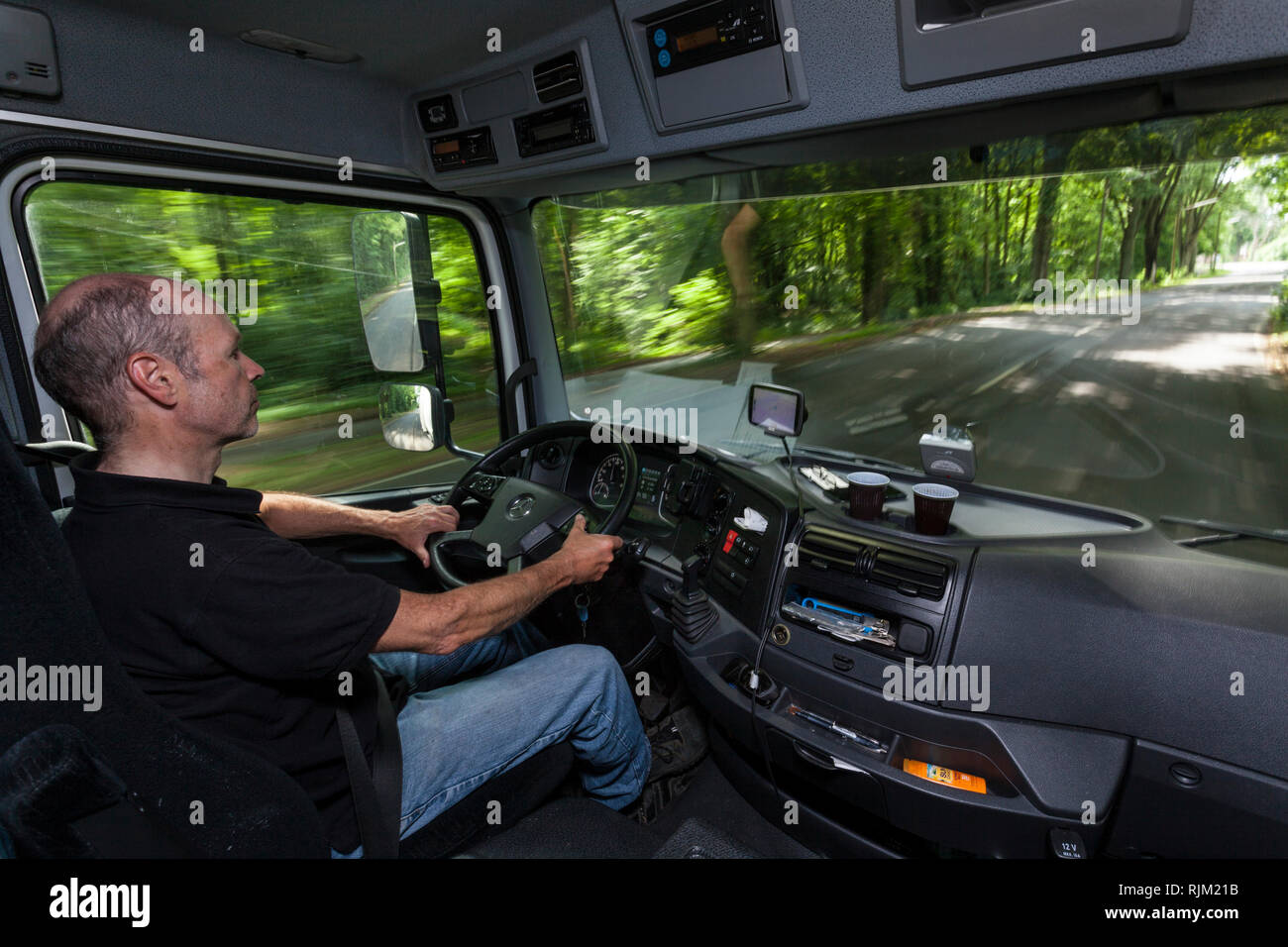 Rush hour steering wheel hi-res stock photography and images - Alamy