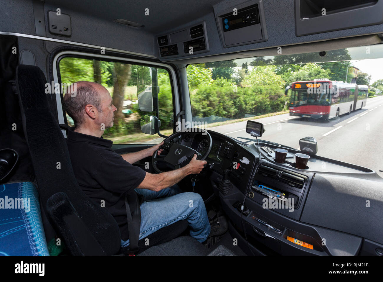 Rush hour steering wheel hi-res stock photography and images - Alamy