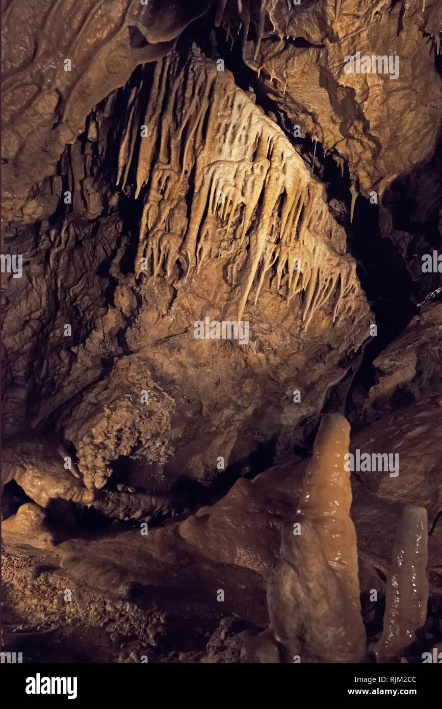 Bozkov dolomite Caves are the longest cave system in the Czech Republic ...