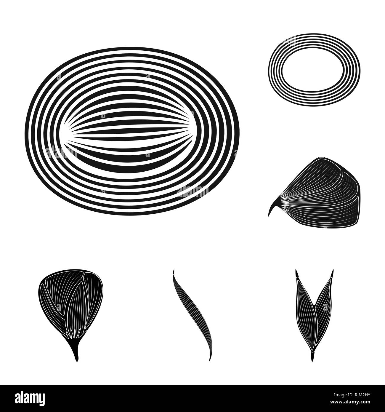 Vector illustration of human and body symbol. Collection of human and ...