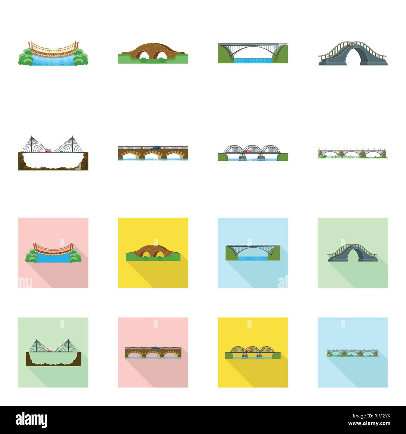 Vector Illustration Of Connection And Design Sign Collection Of Connection And Side Stock