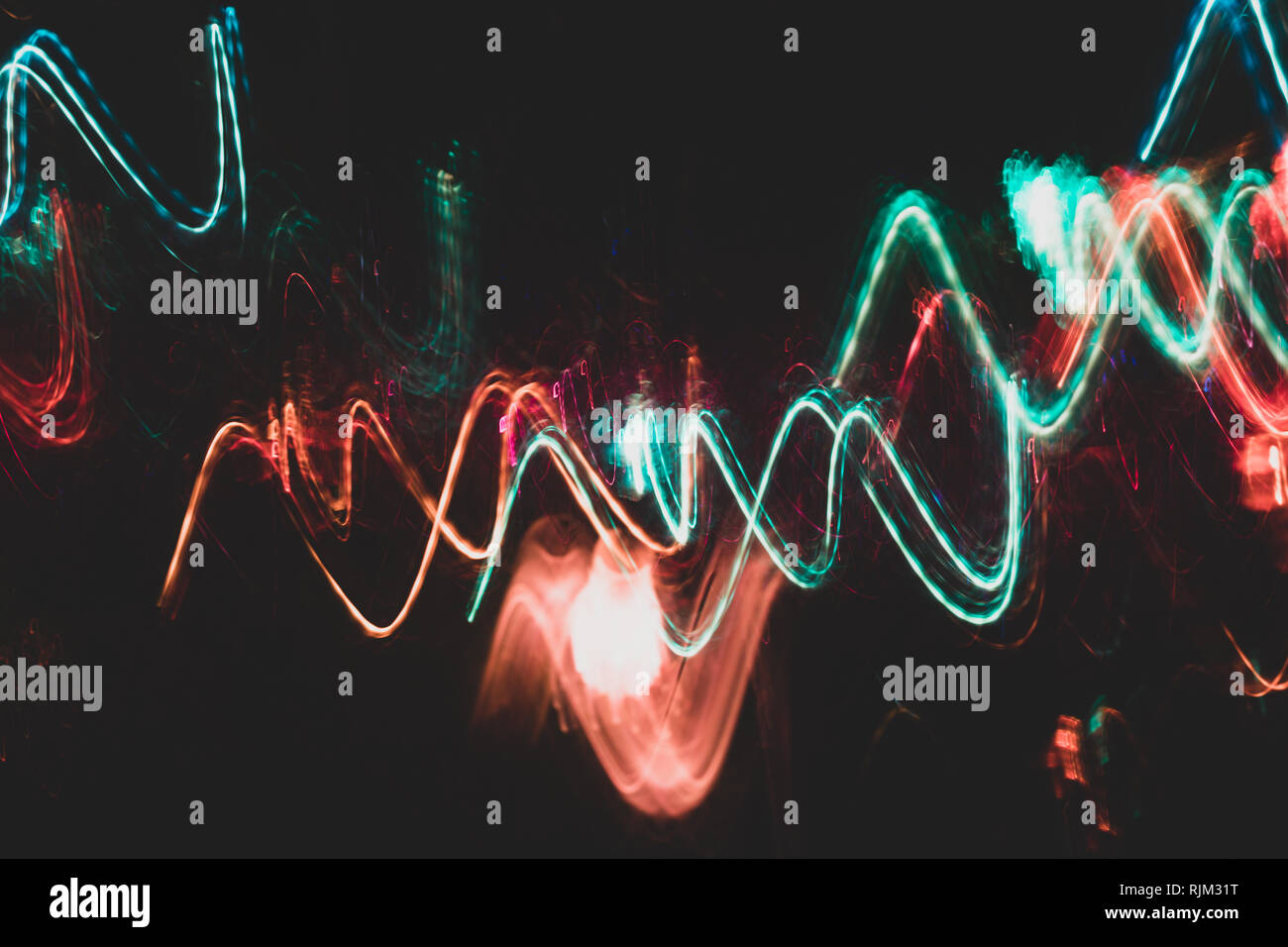 Dark retro black background red glowing line art hi-res stock ...