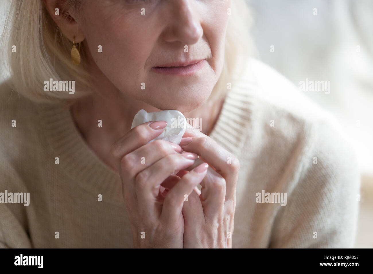 Mourning handkerchief hi-res stock photography and images - Alamy
