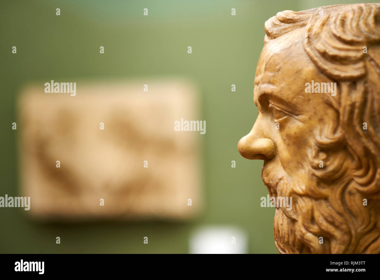 Bust of Socrates showing famous nose. Uffizi Gallery Stock Photo - Alamy
