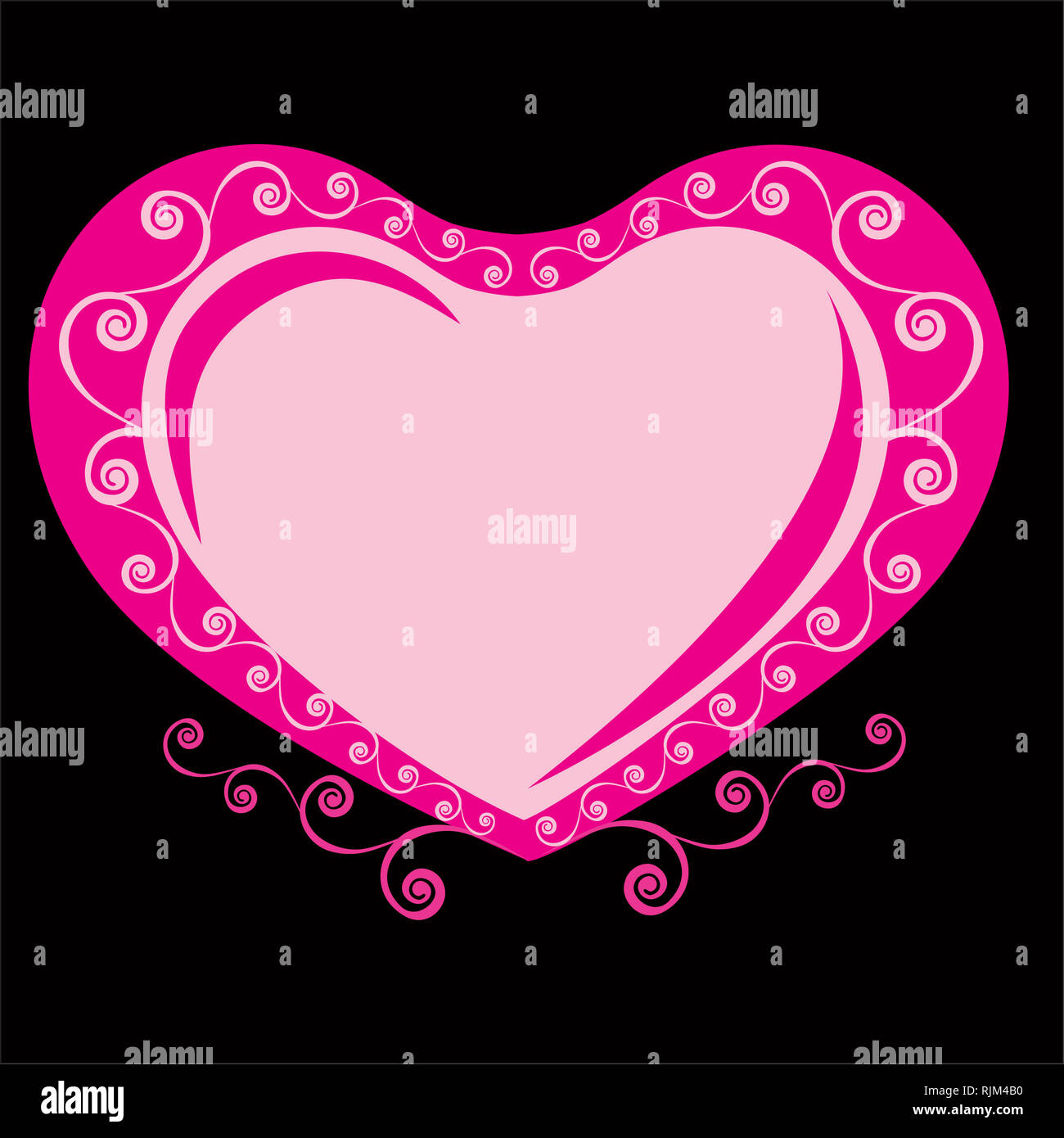 Vector theme of love icon design for valentine design, invitations ...