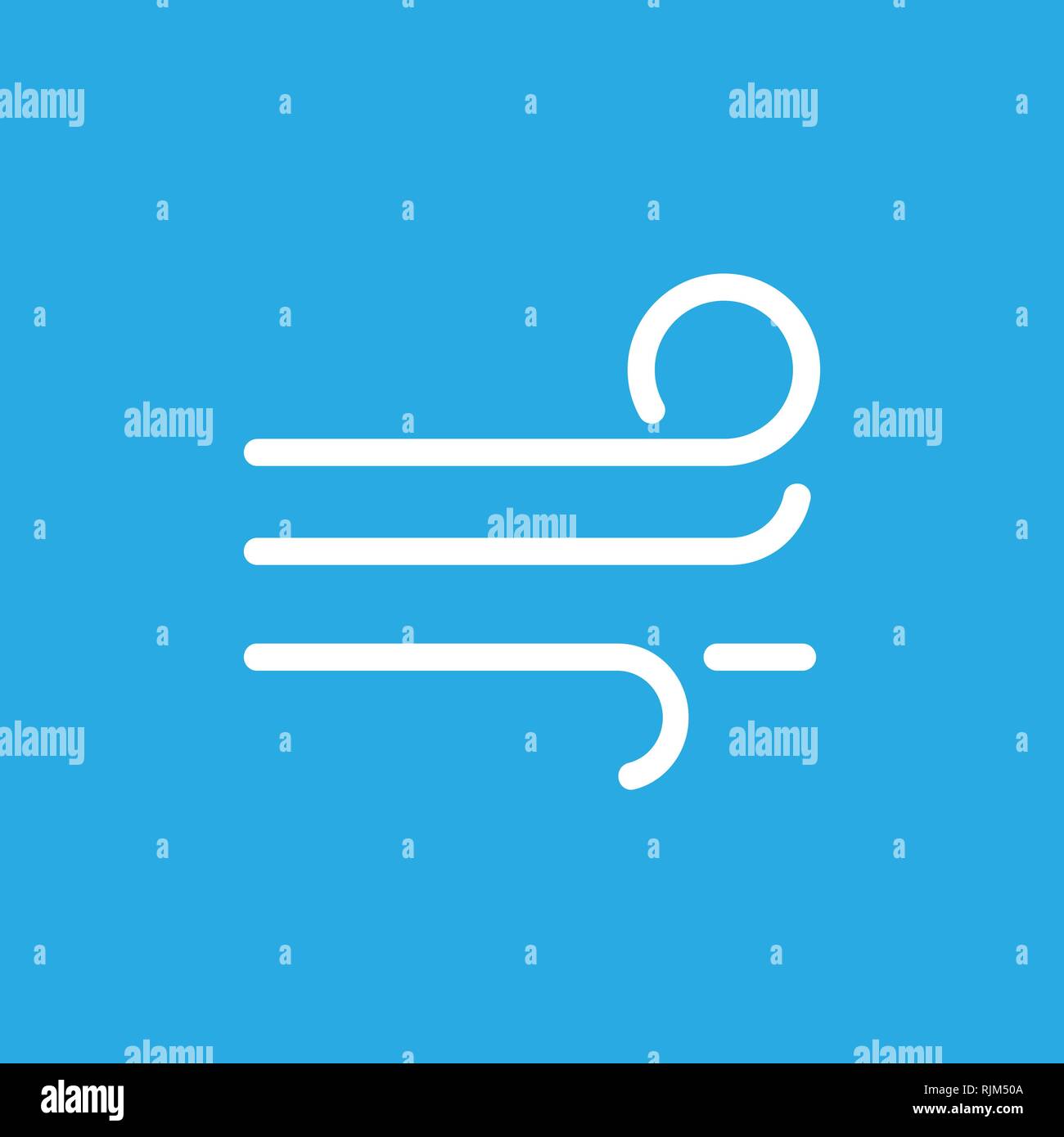 Blow wind illustration Stock Vector Images - Alamy