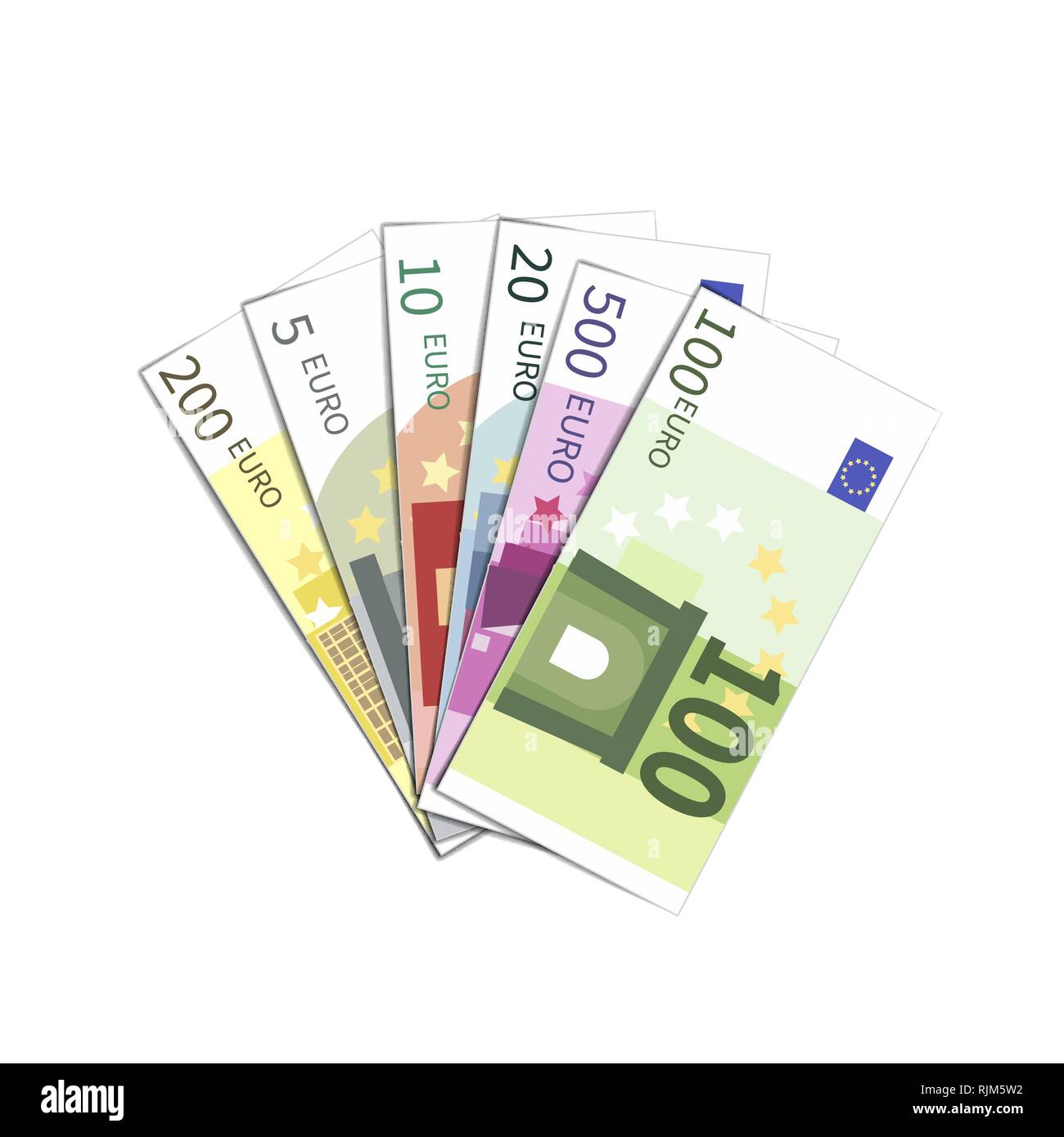Fifty euro note Stock Vector Images - Alamy