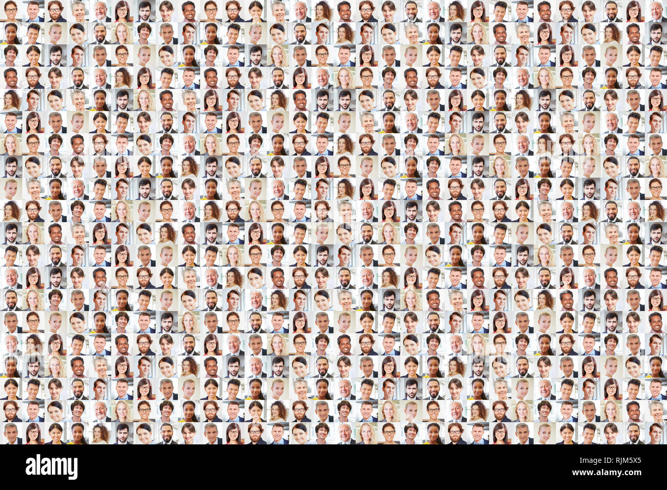 Many people as an international business team group Stock Photo - Alamy