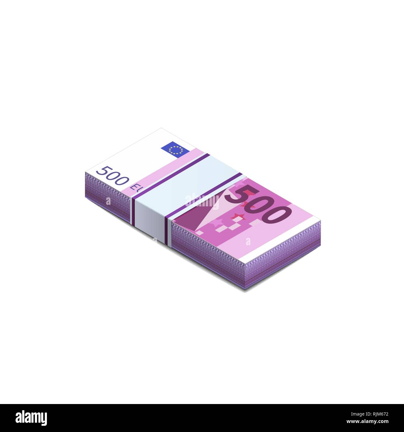 500 bank notes Stock Vector Images - Alamy