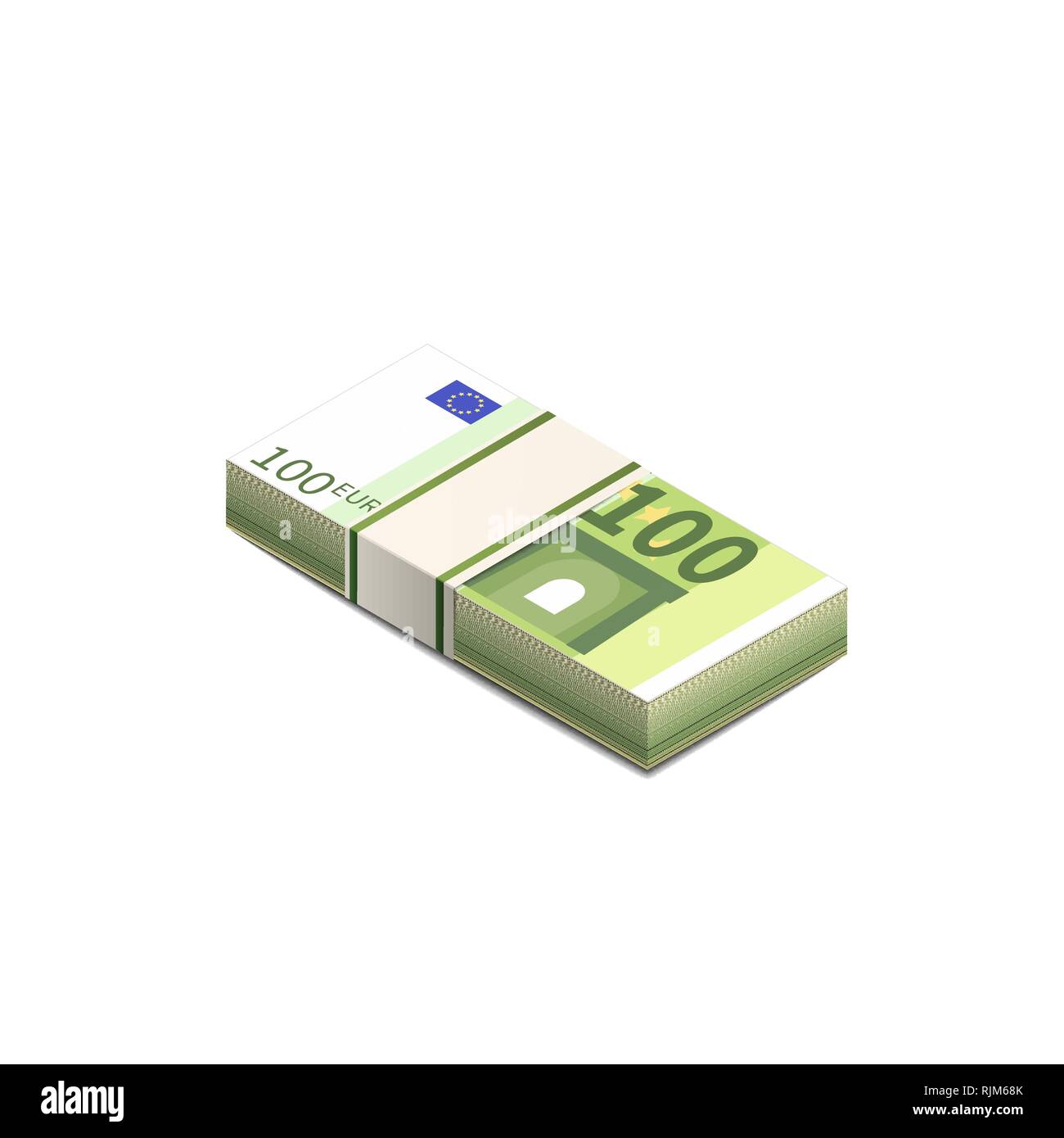 100 euro notes Stock Vector Images - Alamy