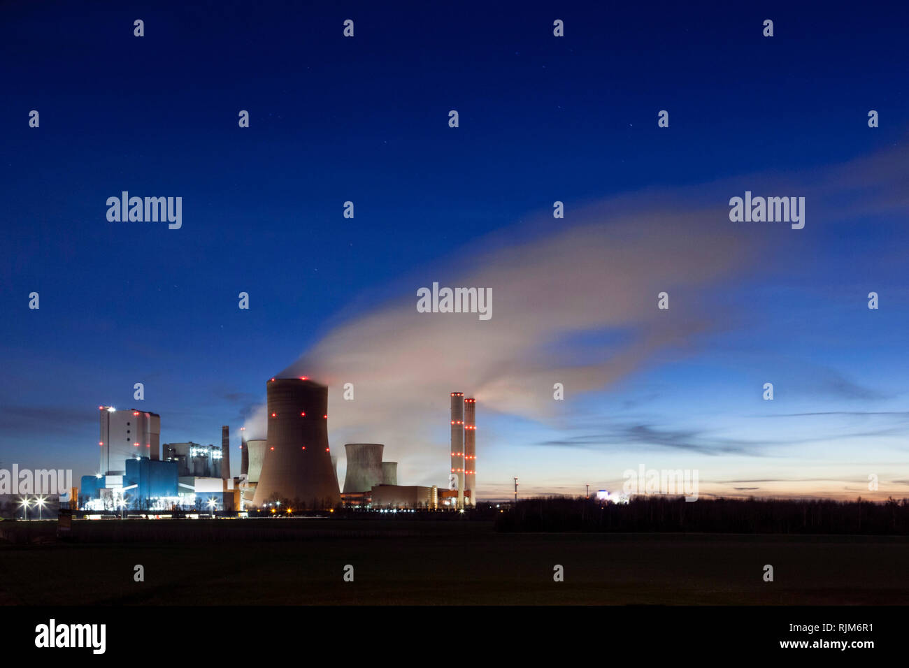 Rwe power ag niederaussem power plant hi-res stock photography and ...