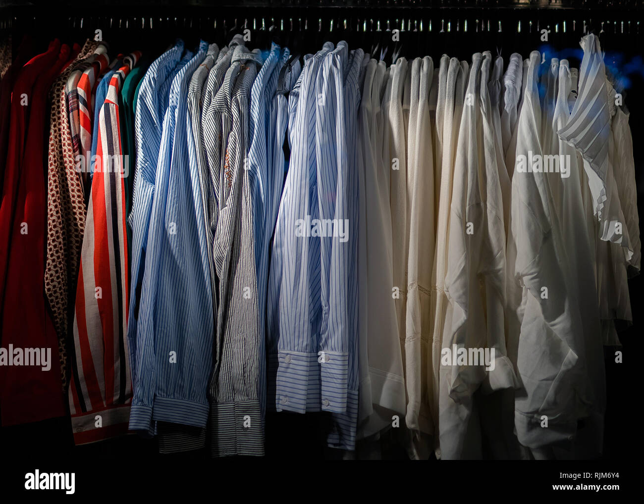 Wardrobe full of clothes hi-res stock photography and images - Alamy