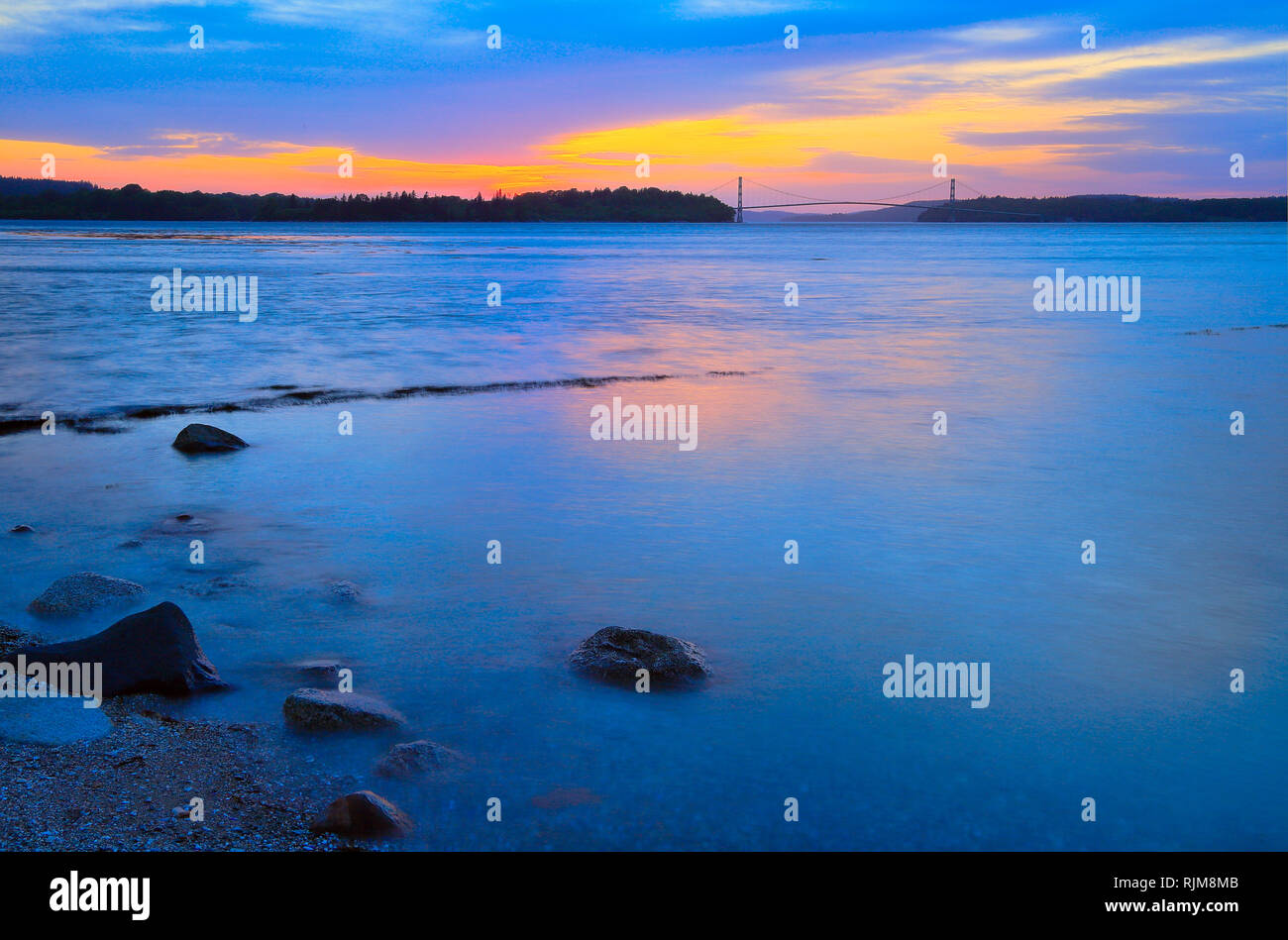 Route 15 Bridge, Deer Isle, Sargentville, Maine, USA Stock Photo - Alamy
