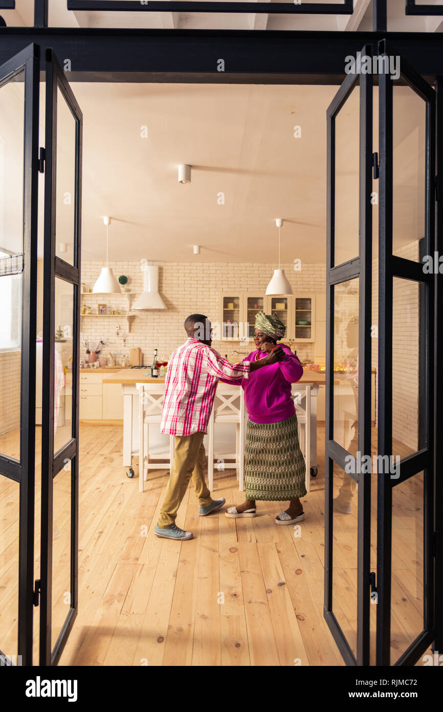 Family dancing in kitchen ethnic hi-res stock photography and images ...