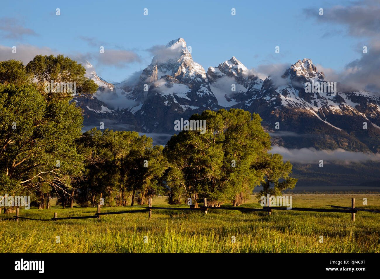WYOMING - Fence around an abandoned pasture along the historic Mormon ...