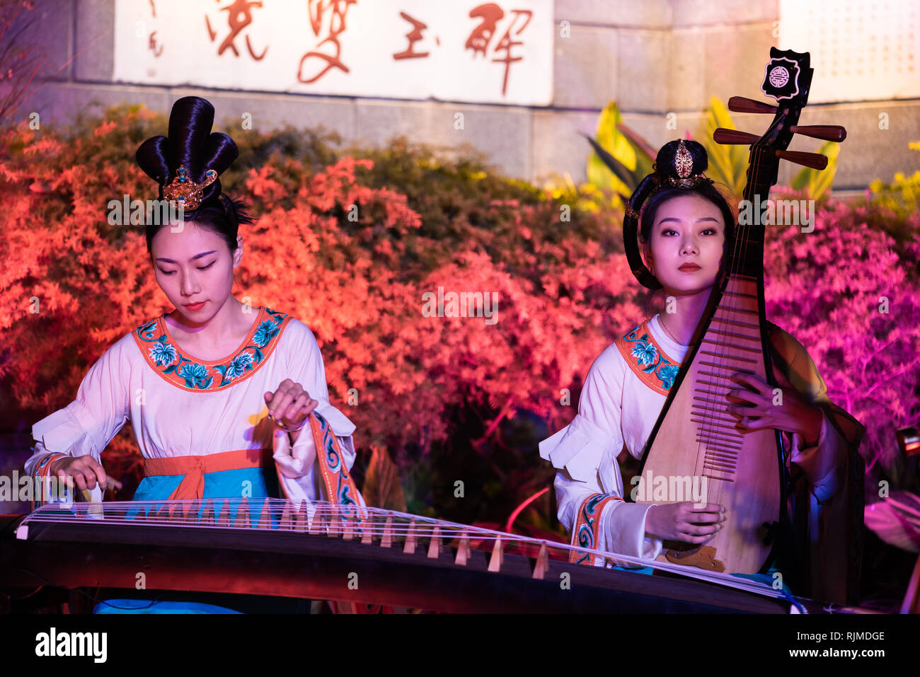 Chengdu, Sichuan province, China - Feb 5, 2019 : Chinese female ...