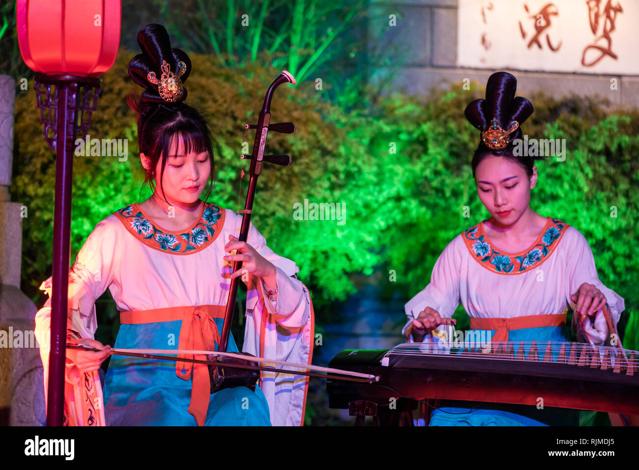 Chengdu, Sichuan province, China - Feb 5, 2019 : Chinese female ...