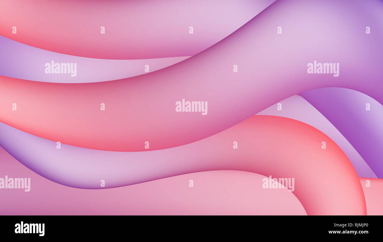 Fluid lines gradient composition. Colorful liquid bright mesh ...