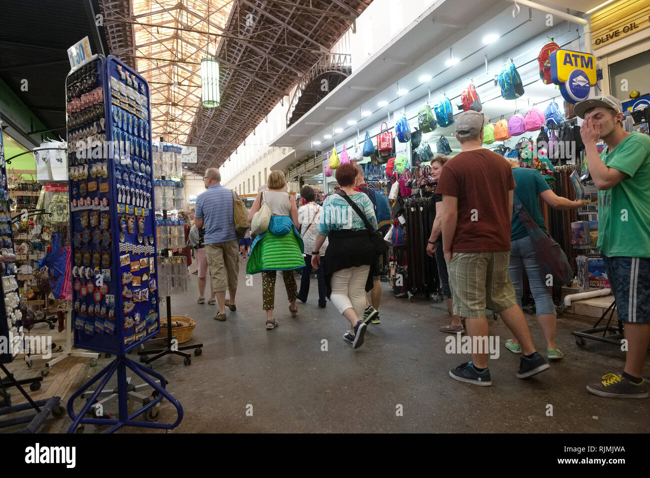Chania Market, Crete Stock Photo - Alamy