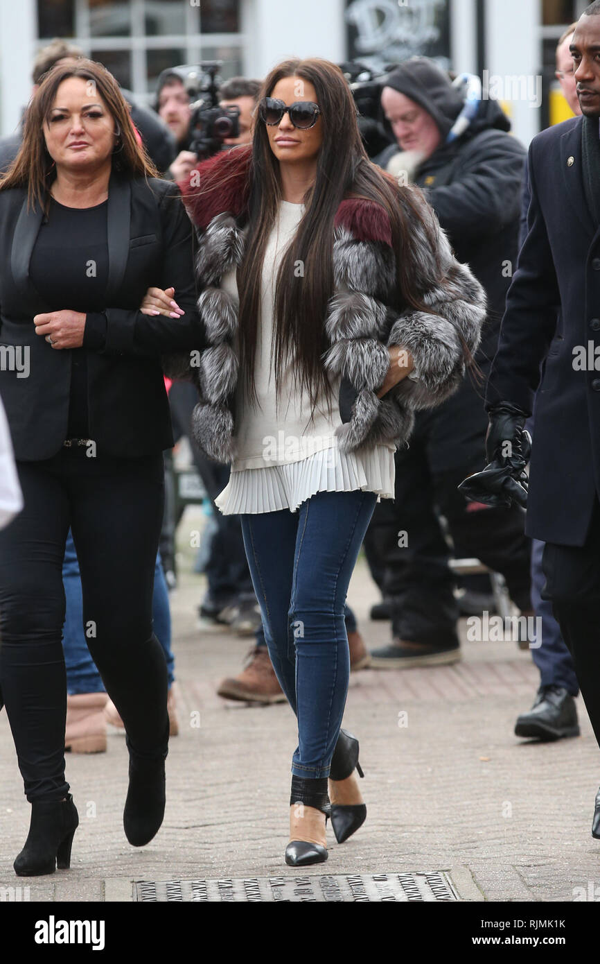 Katie Price appears at Bromley Magistrates Court to answer a charge of ...