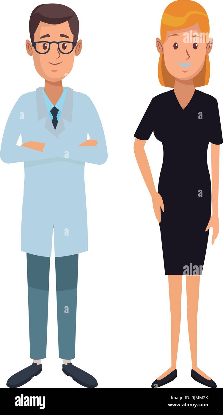 labor day couple cartoon Stock Vector Image & Art - Alamy