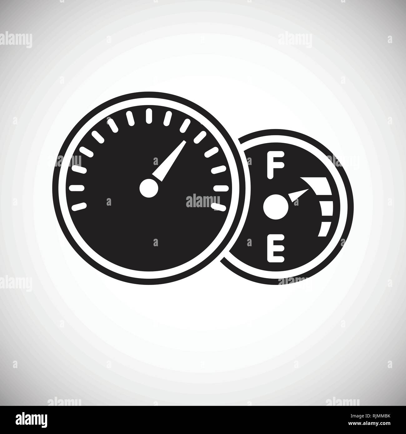 Car dashboard icon on white background for graphic and web design ...