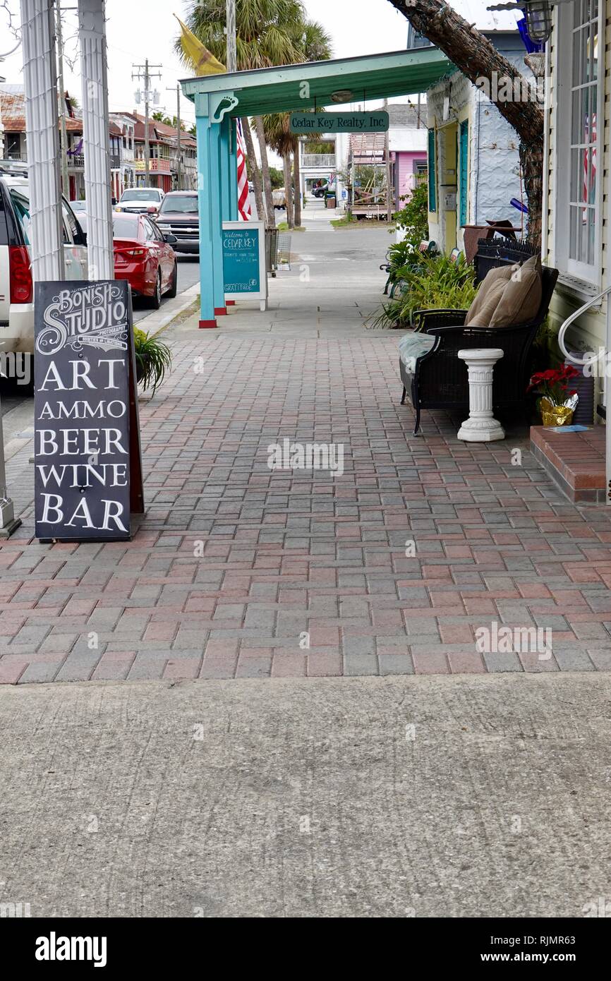 Downtown cedar key hi-res stock photography and images - Alamy