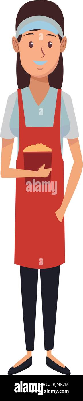 restaurant waitress cartoon Stock Vector Image & Art - Alamy