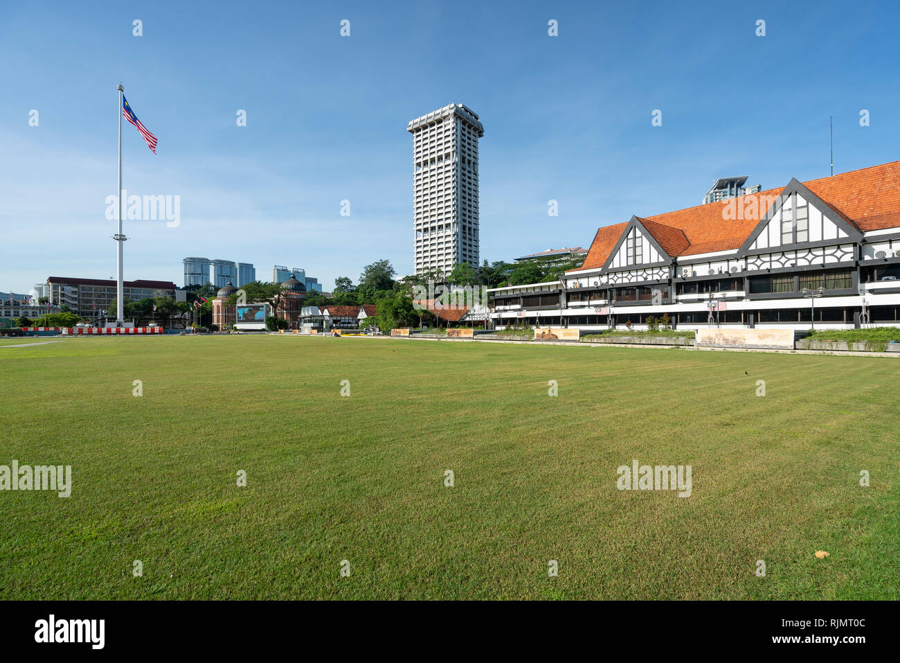 A view of Merdeka Square Park in Kuala Lumpur, Malaysia Stock Photo - Alamy