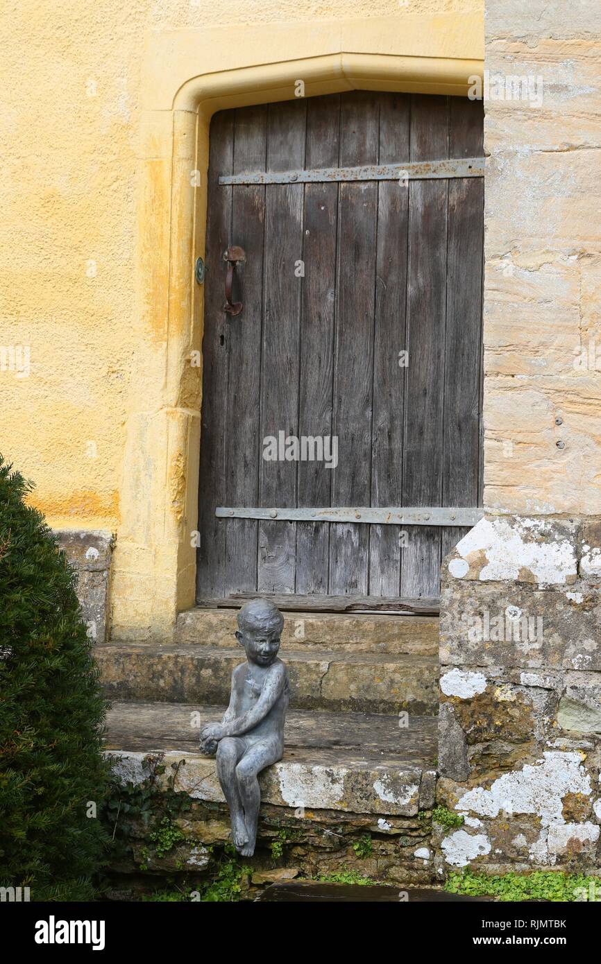 Owlpen Manor, the grade 1 listed Tudor country house in the village of ...