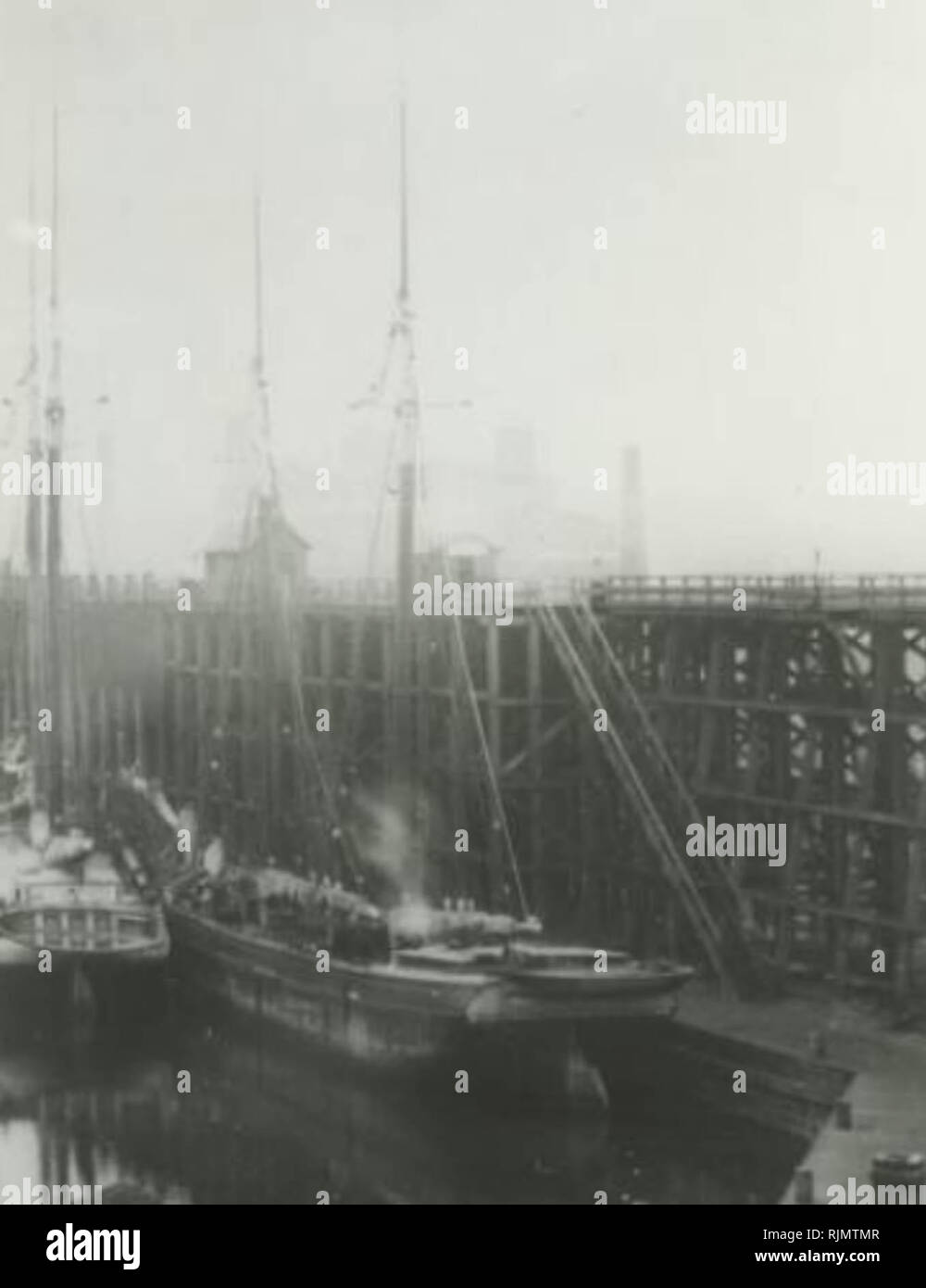 The schooner Speedwell prior to her sinking Stock Photo - Alamy