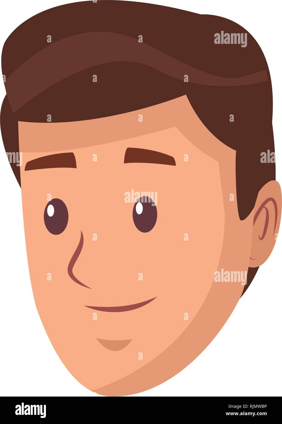 young man face cartoon Stock Vector Image & Art - Alamy