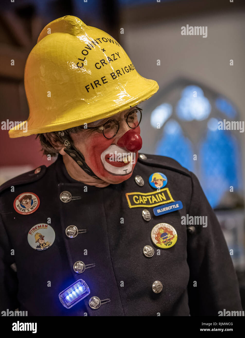 Fireman clown hi-res stock photography and images - Alamy