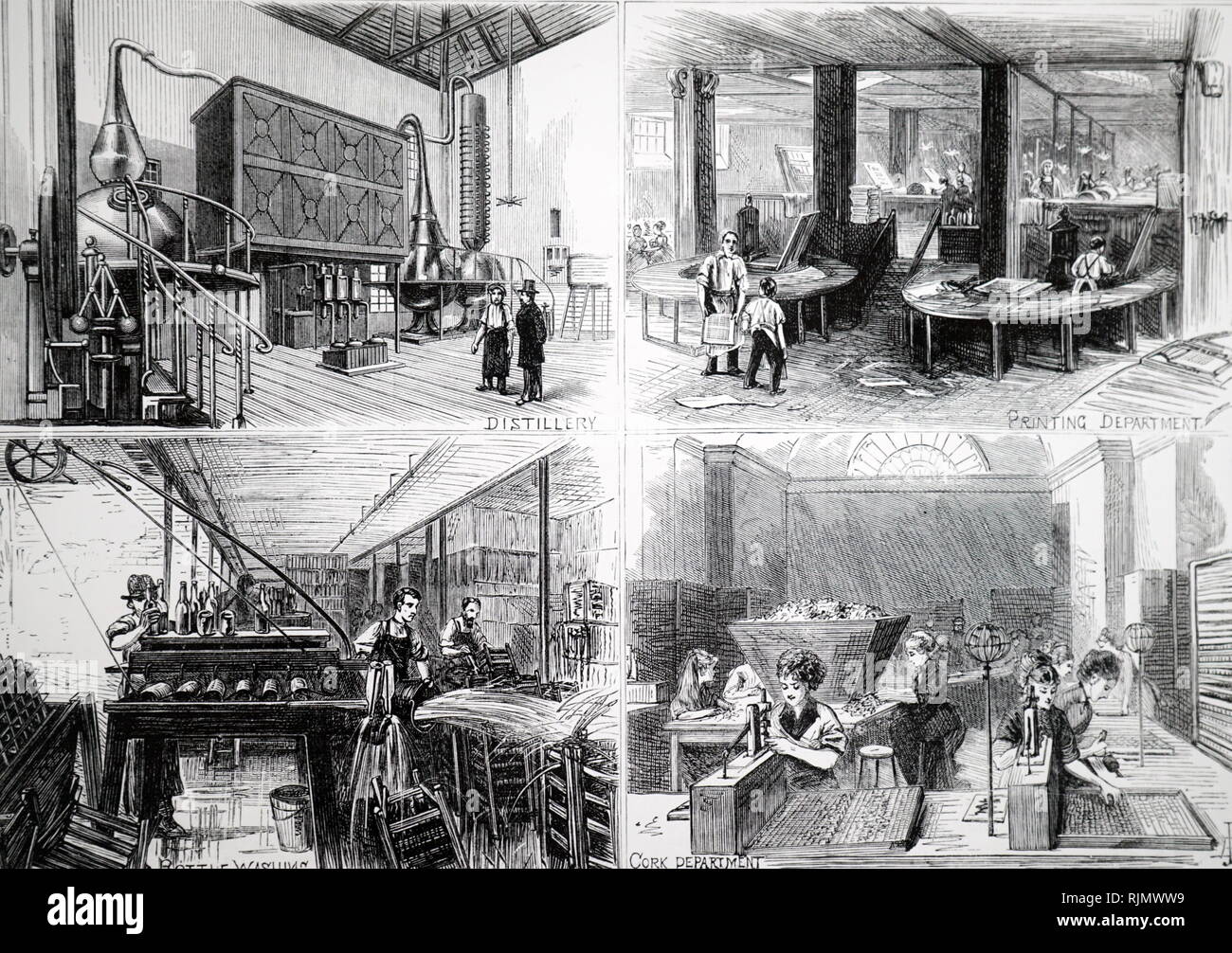 Gilbeys london headquarters 1875 hi-res stock photography and images ...
