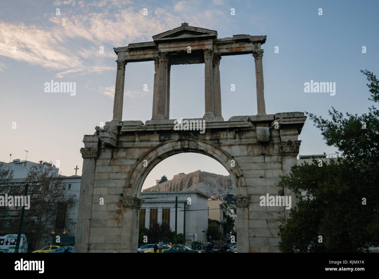 Hadrian's Arch Πύλη Αδριανού This arch-shaped marble gateway with ...