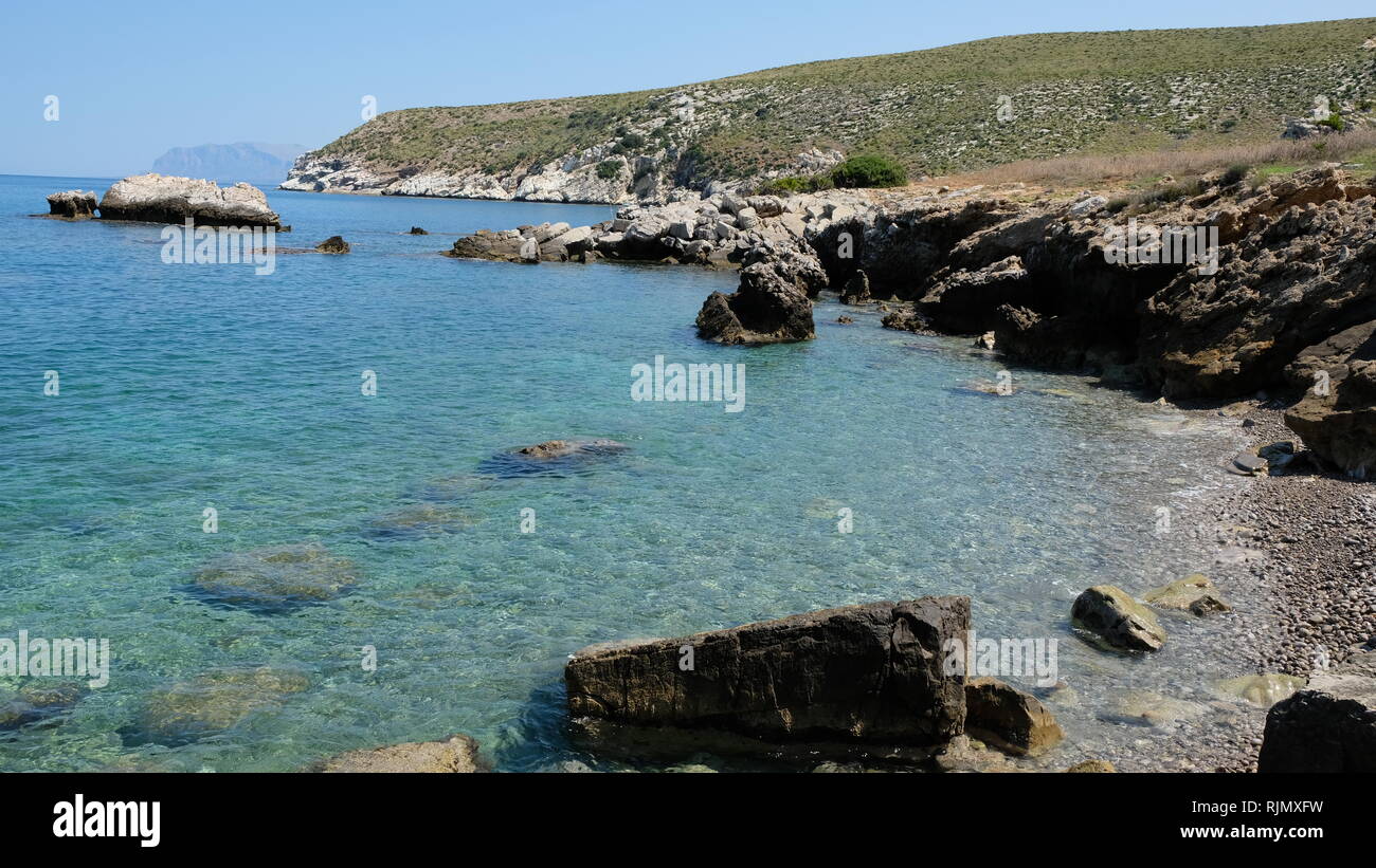 Cala bianca sicily hi-res stock photography and images - Alamy