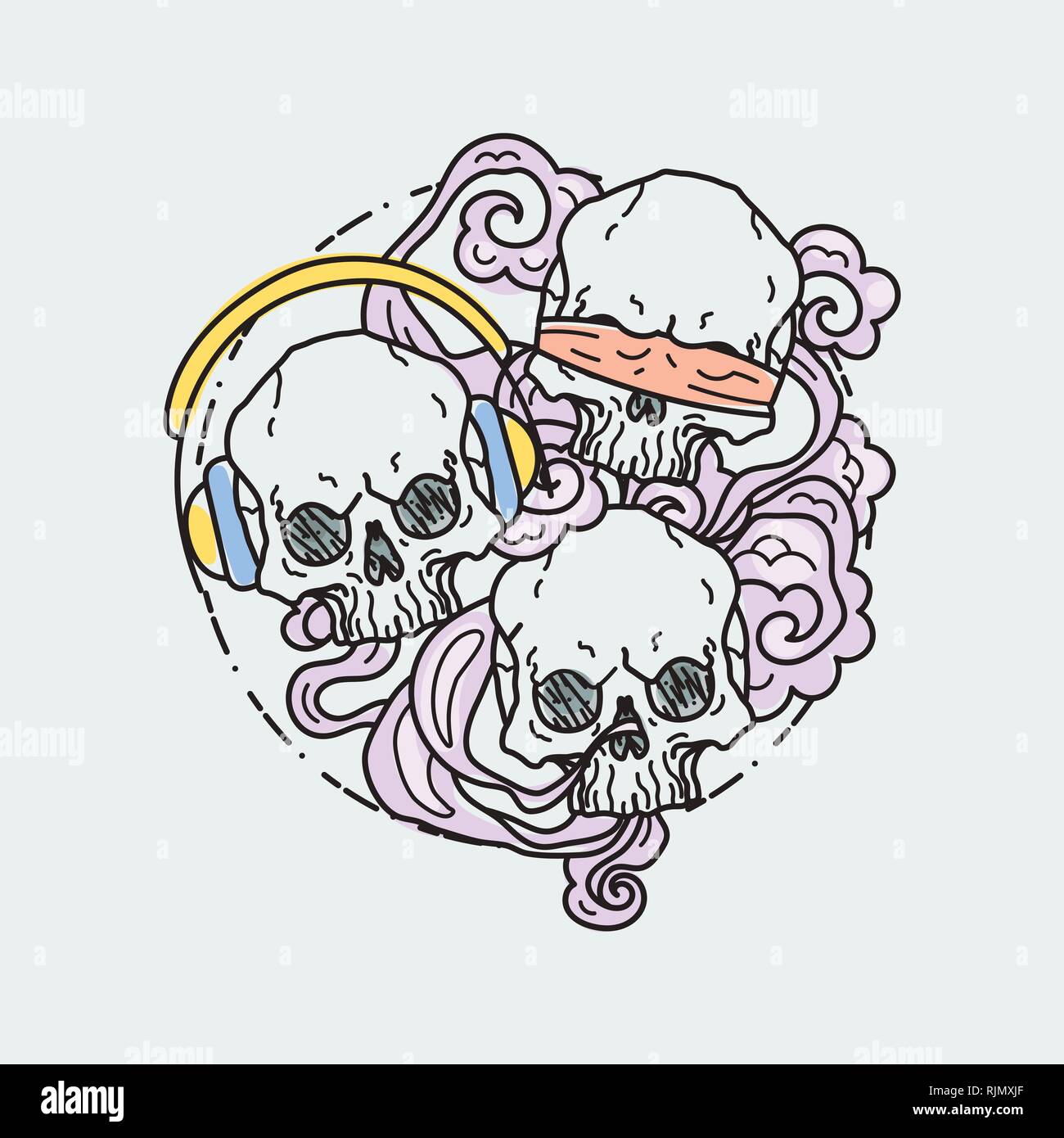 Frontal composition Stock Vector Images - Alamy