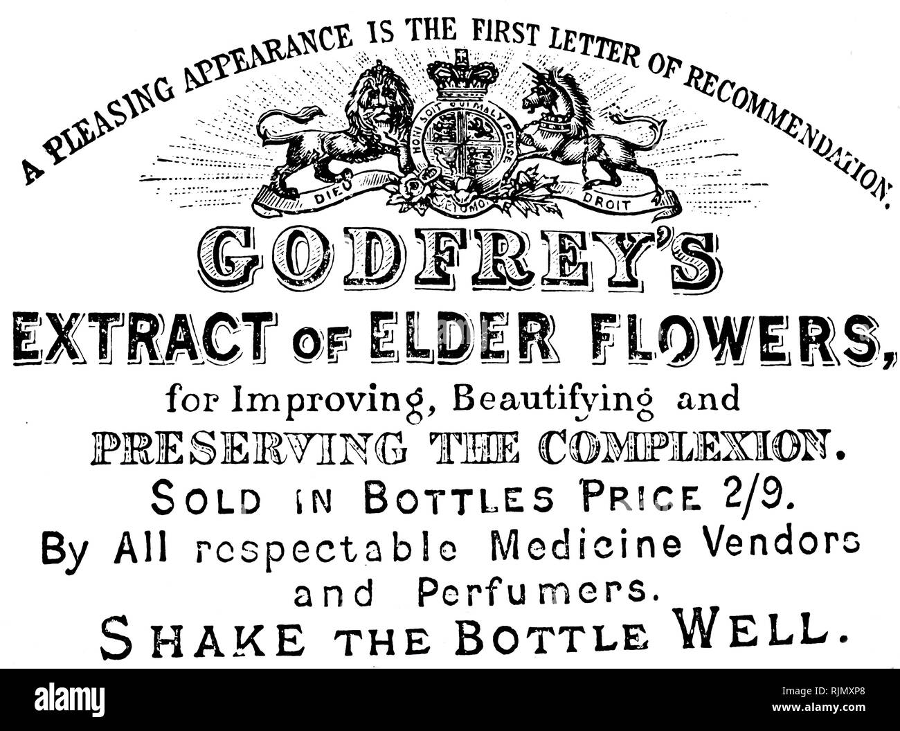 1885 advertisement hi-res stock photography and images - Alamy