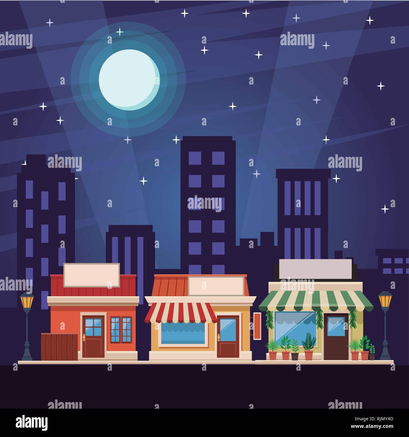 Pastry shopping Stock Vector Images - Alamy