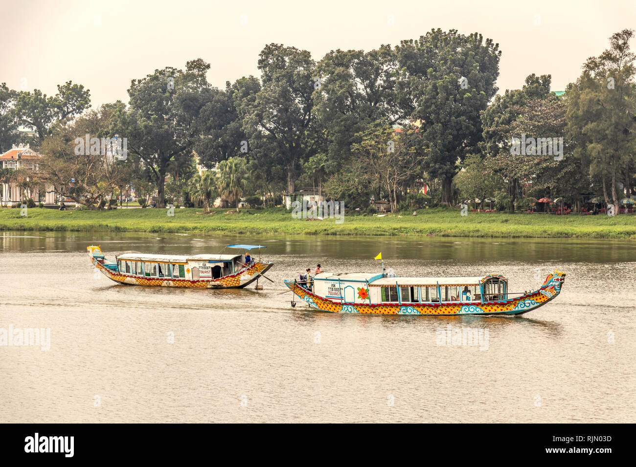 Riverside Hue Vietnam Stock Photo - Alamy