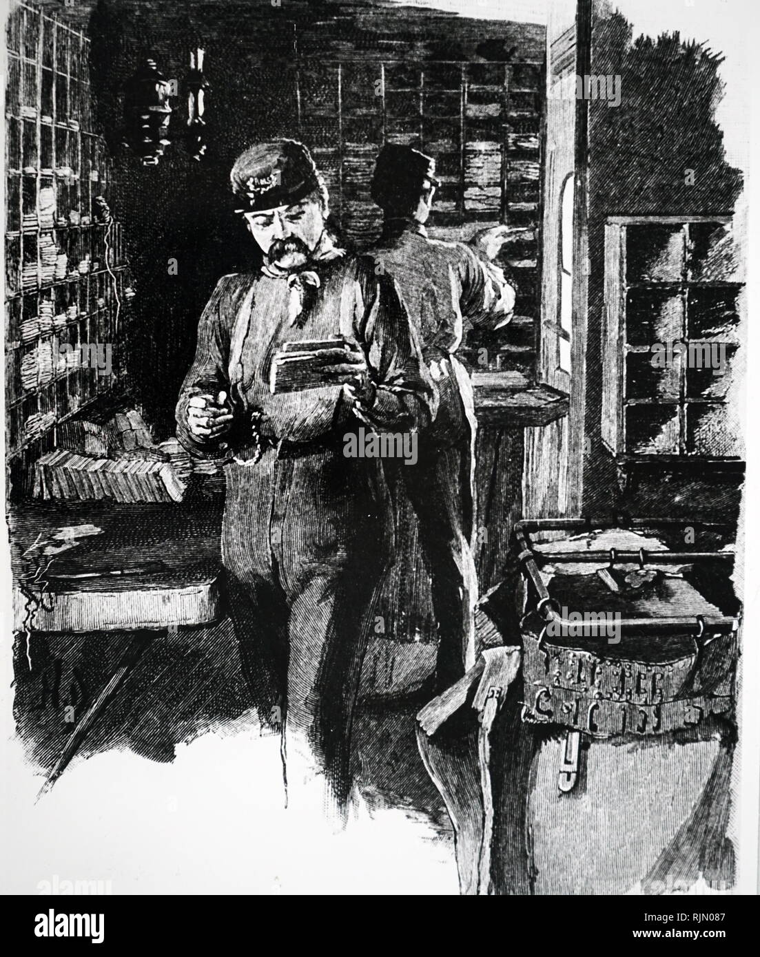 Chicago fast mail hi-res stock photography and images - Alamy