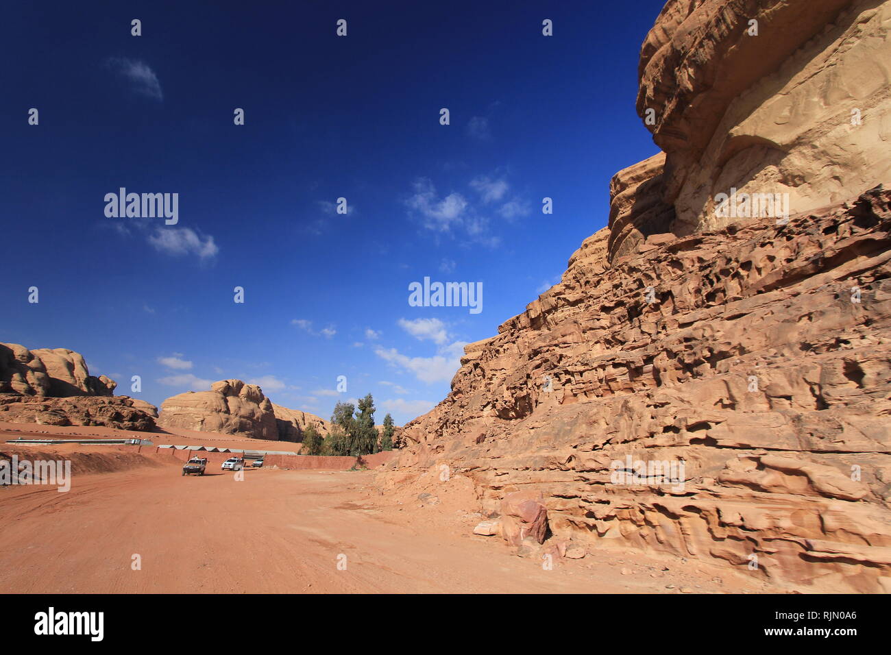 Wadi Rum, also known as the Moon Valley, is a valley located in ...