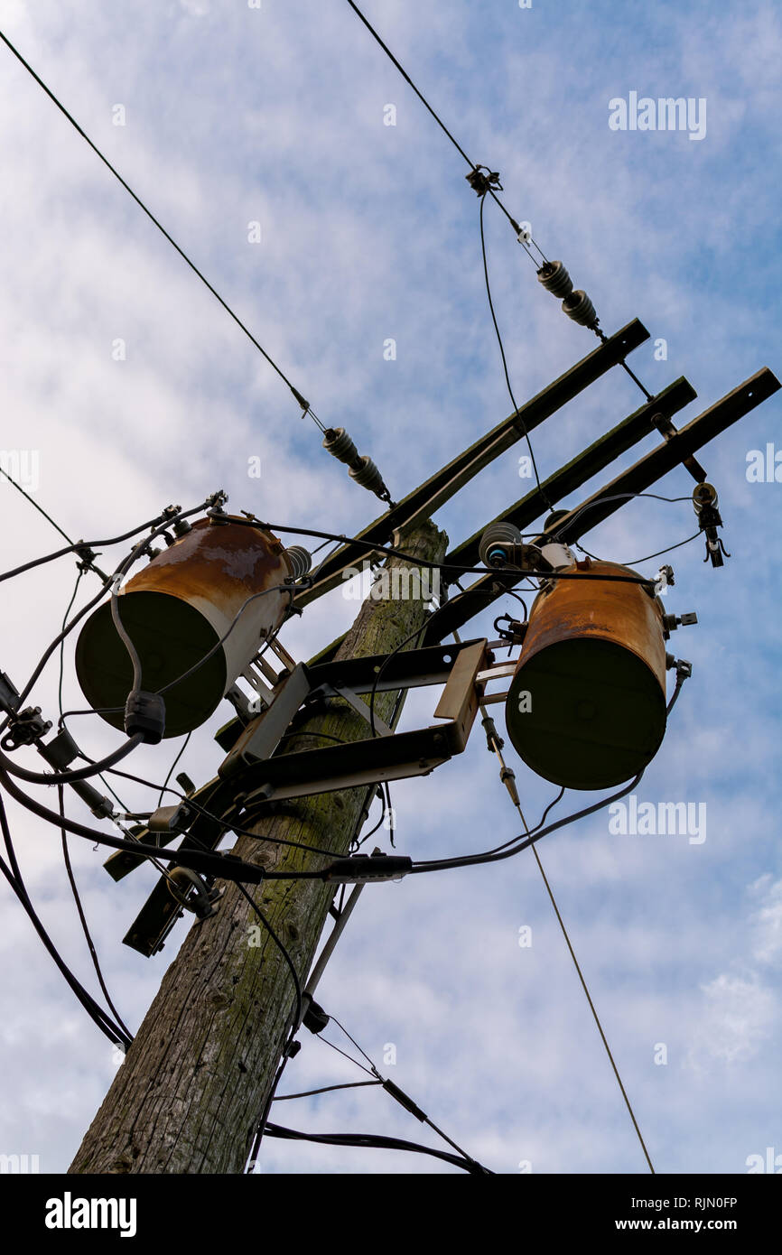 Utility Pole Transformer High Resolution Stock Photography and Images - Alamy