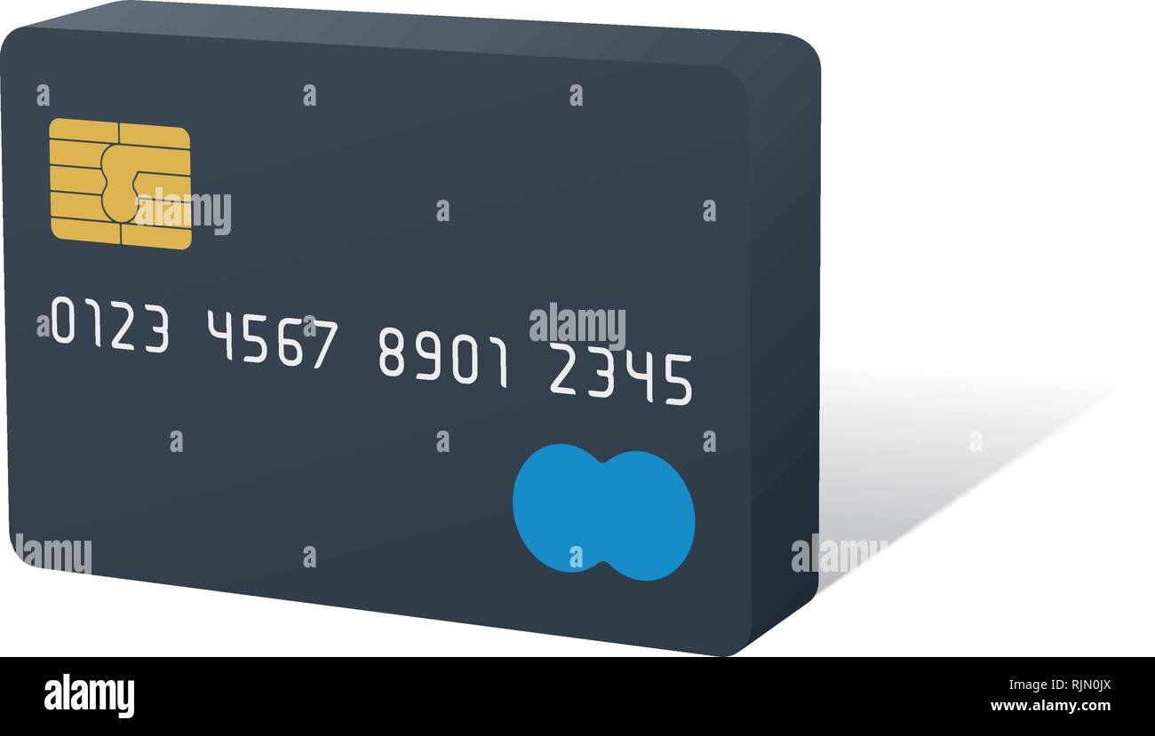 Customer paying credit card on Stock Vector Images - Alamy